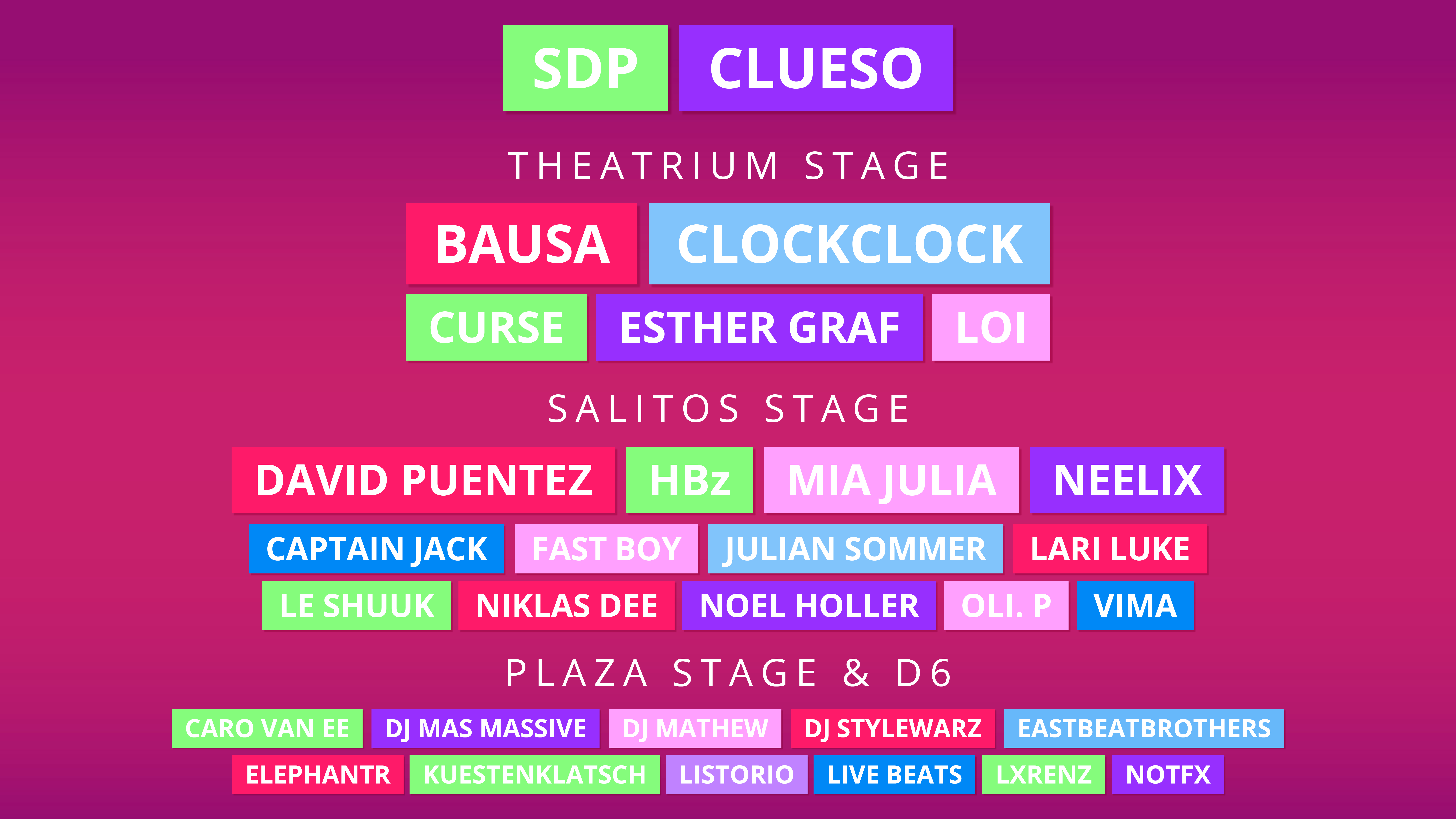 AIDA FESTIVAL Cruise 2026 mit Headliner SDP und 31 weiteren Live-Acts ...